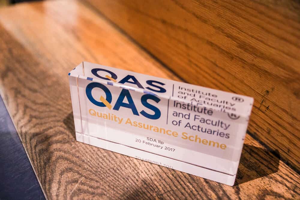SDA achieves accreditation under Quality Assurance Scheme - SDA Actuaries