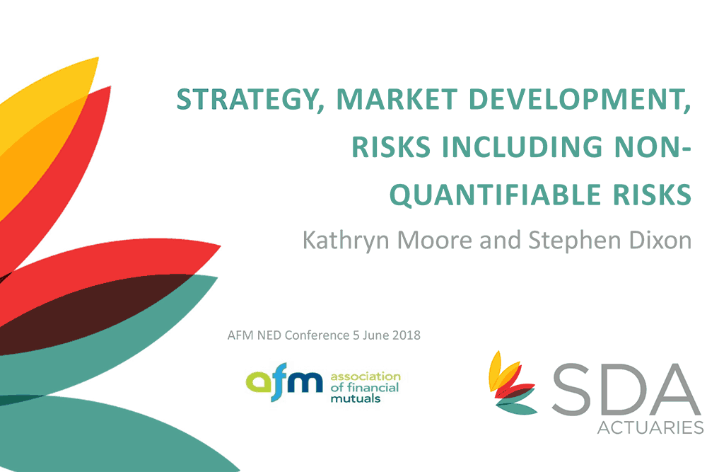 SDA presentation at AFM NED Conference 2018 - SDA Actuaries